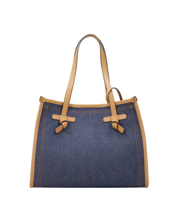 MARCELLA Denim And Leather Tote Bag - Denim+leather