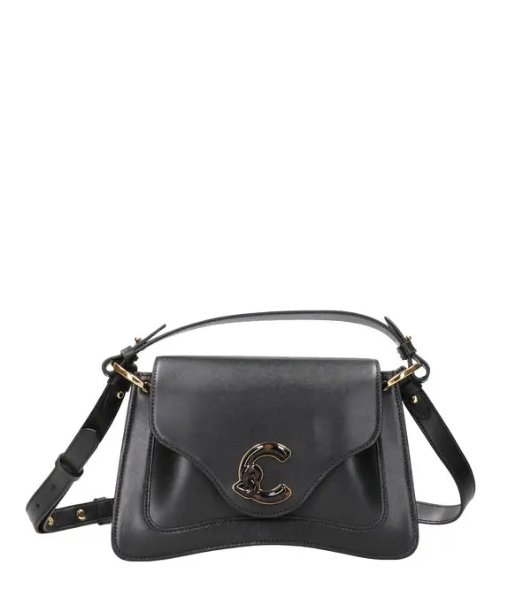 COCCINELLE Grained Leather Handheld Or Shoulder Bag