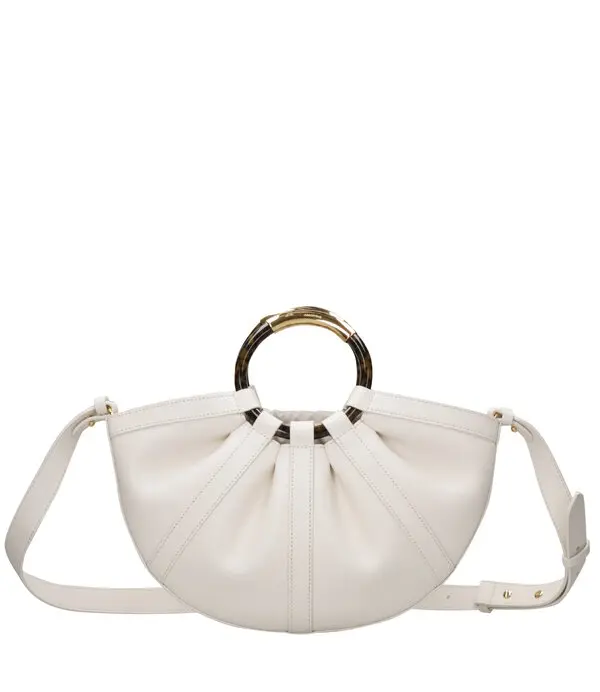 COCCINELLE Leather Hand And Shoulder Bag With Tortoiseshell Effect Handle