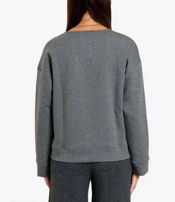 PENNY BLACK V-neck Drop Shoulder Sweatshirt