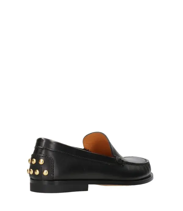 TOD'S Calfskin Leather Loafers With Embossed Monogram