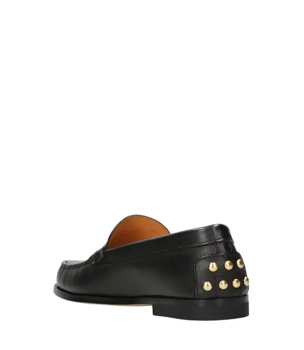 TOD'S Calfskin Leather Loafers With Embossed Monogram