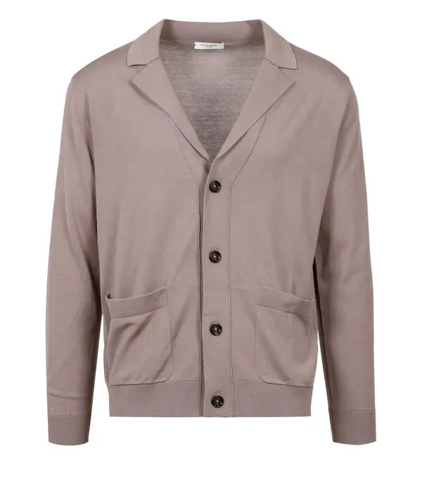 PAOLO PECORA Cardigan With Lapel Neck