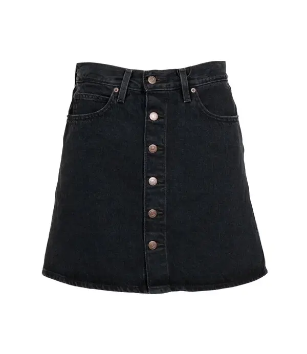 LEVI'S Denim Skirt With Button Closure