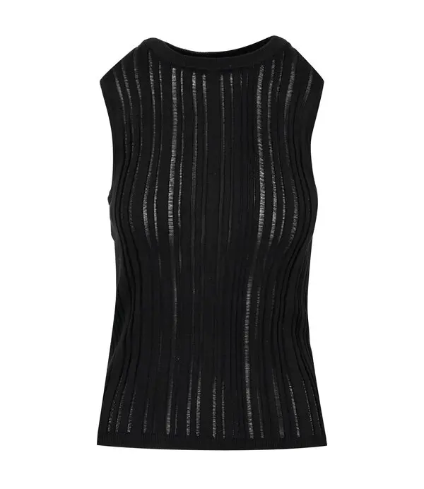 GRIFONI Sleeveless Crew Neck Sweater