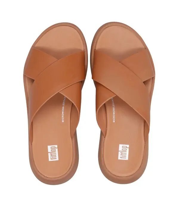 Fitflop Leather Crisscross Platform Sandals