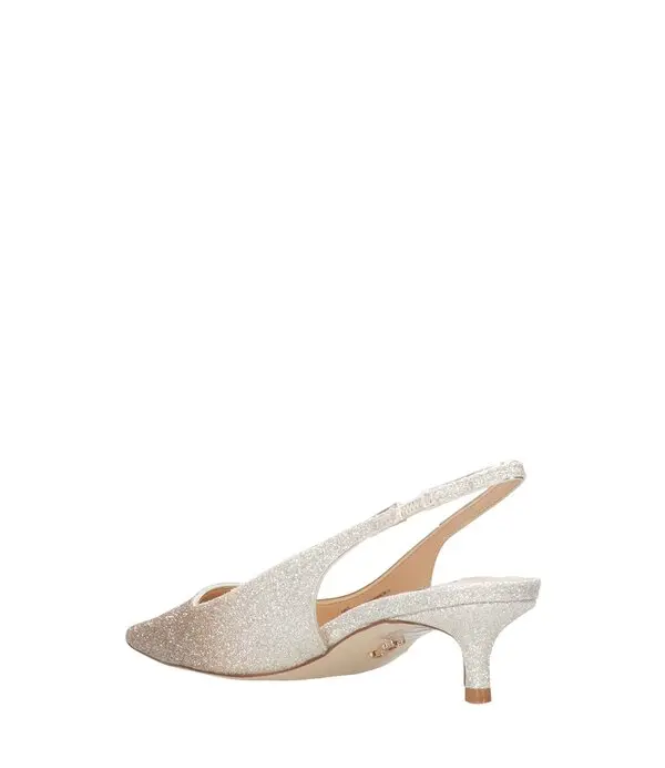 Steve Madden Glitter Slingback Pumps With Tapered Toe