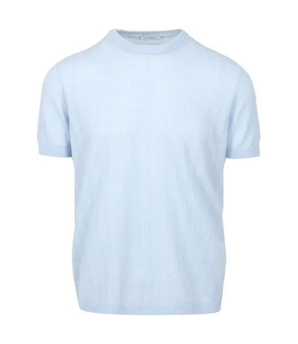 PAOLO PECORA Cotton Crew Neck Short Sleeve T-shirt