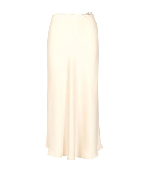 SIMONA CORSELLINI Viscose Belted Skirt