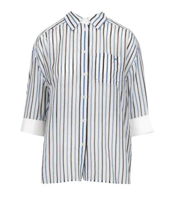 SEMICOUTURE Striped Cotton Shirt