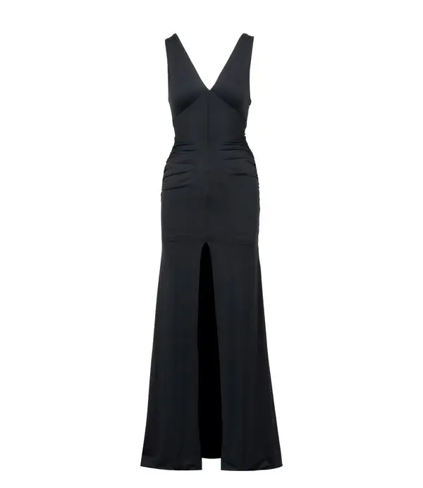 ANIYE BY Black Lycra Mermaid Gown