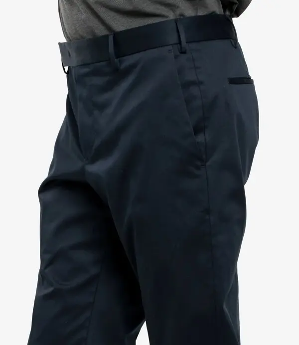 PT TORINO Cotton Straight Leg Trousers