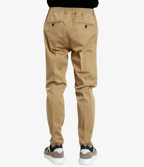 CRUNA Cotton Drawstring Trousers - Brown