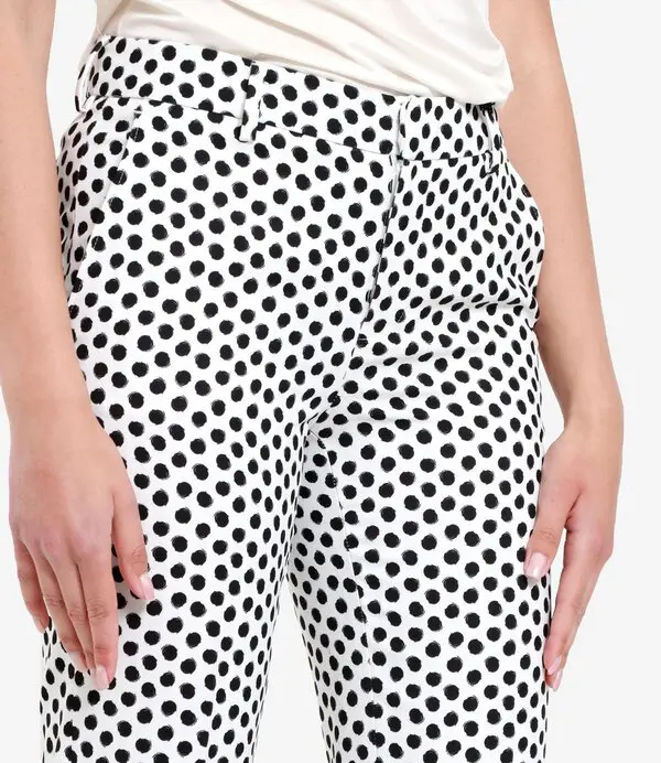 PT TORINO Polka Dot Tailored Trousers