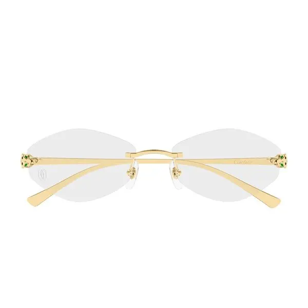 Cartier Panthère De Rimless Eyeglasses - Gold