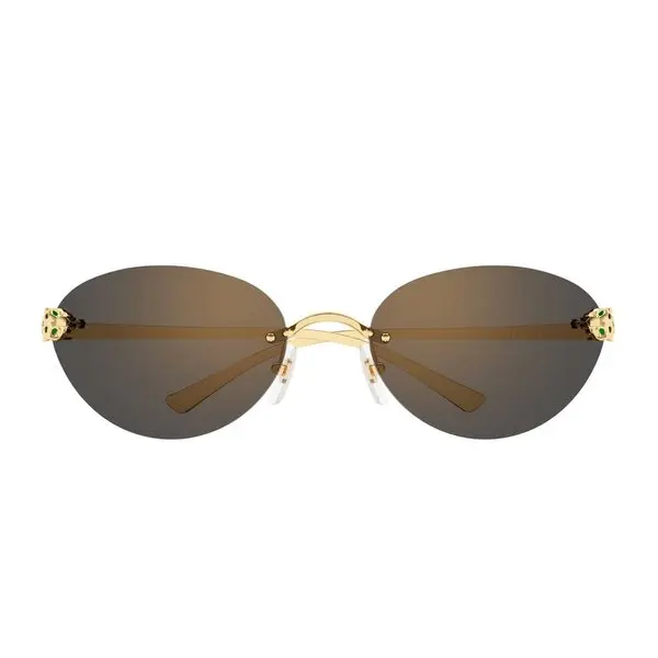 Cartier Panthère De Sunglasses - Gold