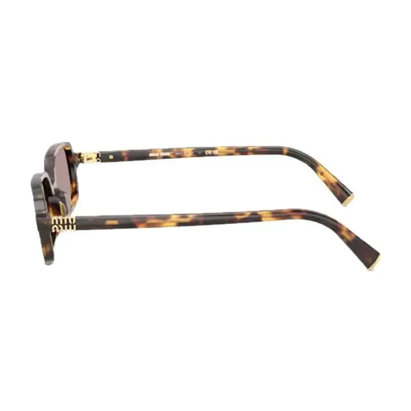 Miu Miu Acetate Rectangle Sunglasses - Brown