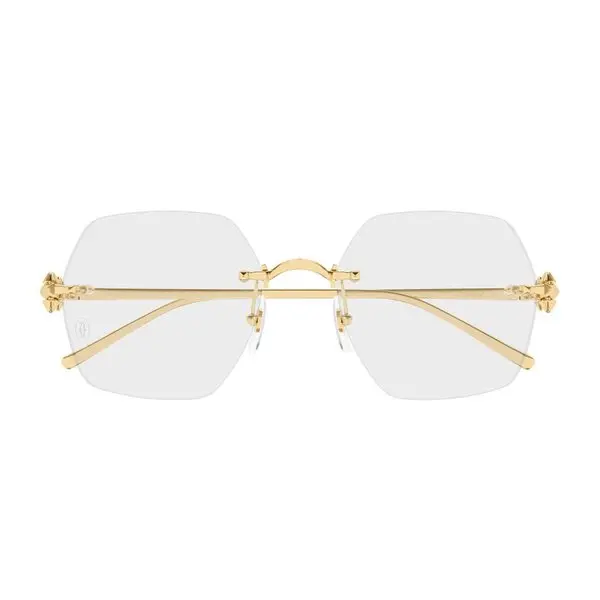 Cartier Ct0646o Clash De Optical Glasses - Gold