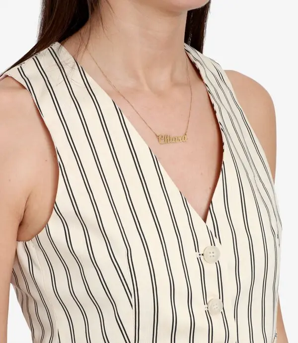 KAOS Sleeveless Cotton Vest With V-neck And Pockets