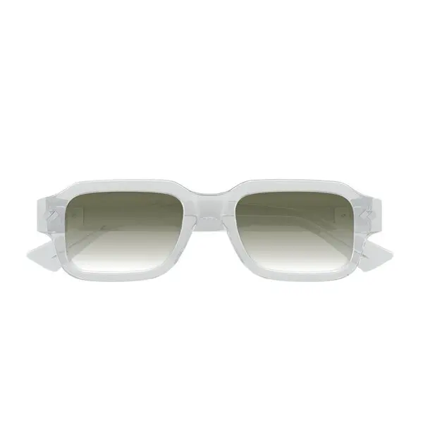 Bottega Veneta Rectangular Acetate Sunglasses - Gray