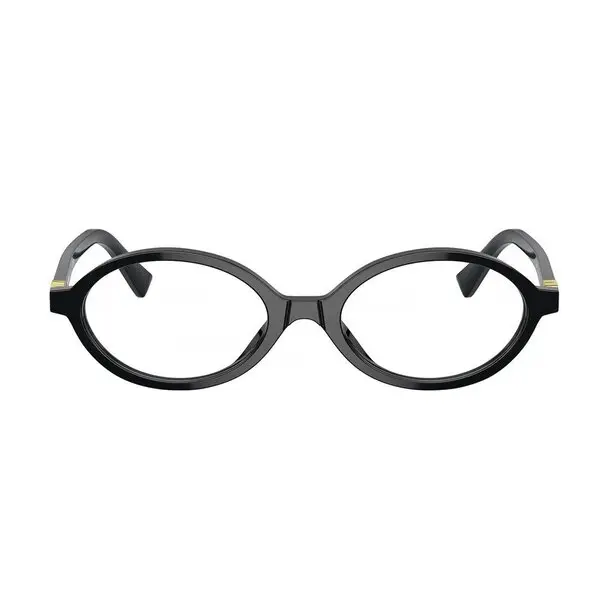 Miu Miu Oval Acetate Eyeglasses - Black