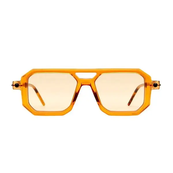 KUBORAUM Maske P8 Sunglasses In Transparent Acetate - Orange