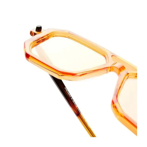 KUBORAUM Maske P8 Sunglasses In Transparent Acetate - Orange