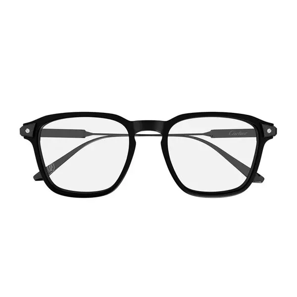 Cartier Santos De Optical Glasses - Matte Black