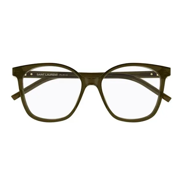 Saint Laurent Monogram Eyeglasses - Light Brown