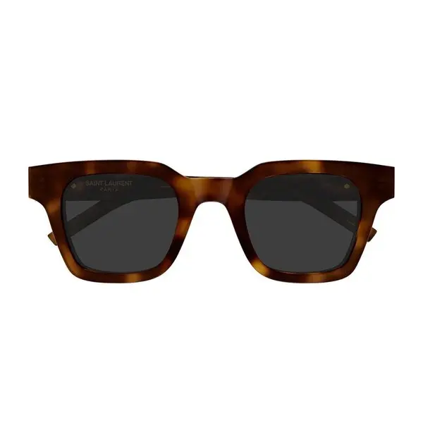 Saint Laurent Sl M157 Linea Monogram Sunglasses - Havana