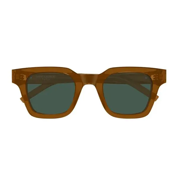 Saint Laurent Square Frame Sunglasses - Light Brown