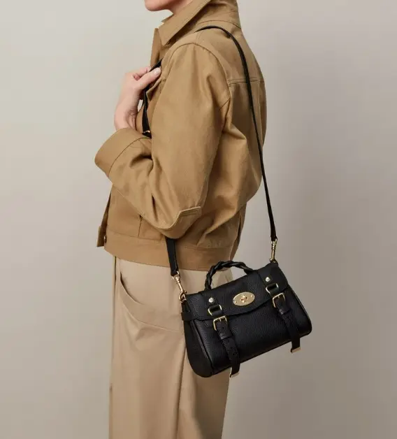 Mulberry Mini Alexa Satchel - Nero