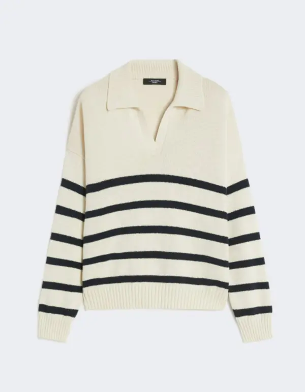 Max Mara Striped Knit Sweater