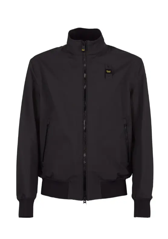 BLAUER. Anson Zip Up Jacket With Stand Collar