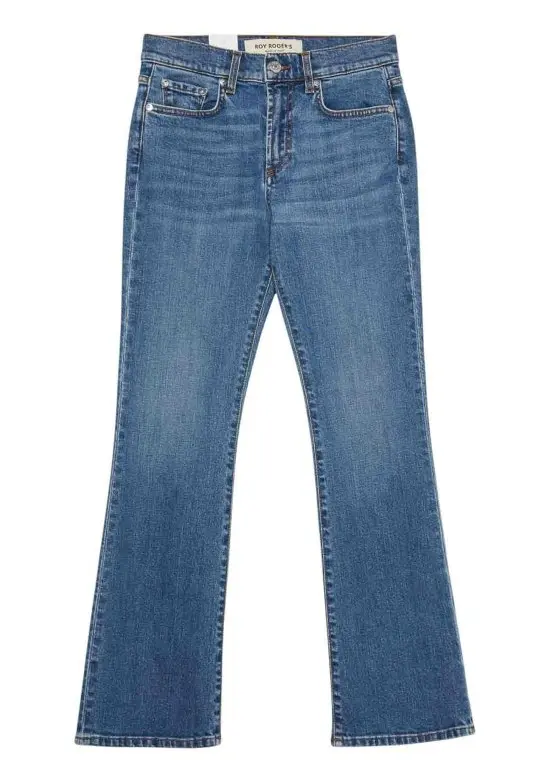 ROY ROGER'S Zandra Medium Wash Flared Jeans - Denim