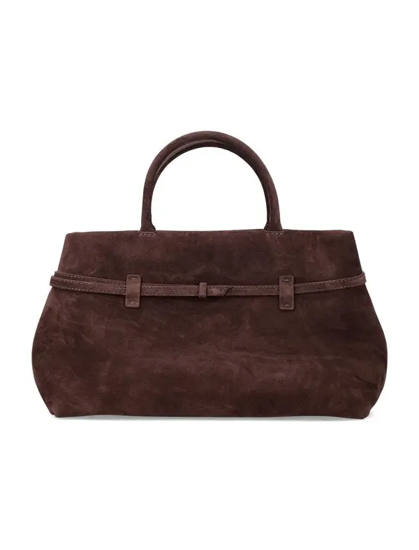 Manu Atelier Le Cambon 35 Suede Handbag