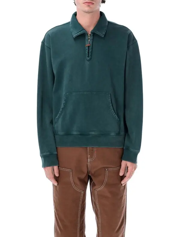 VANS X JULIAN KLINCEWICZ Collared Half-zip Sweatshirt