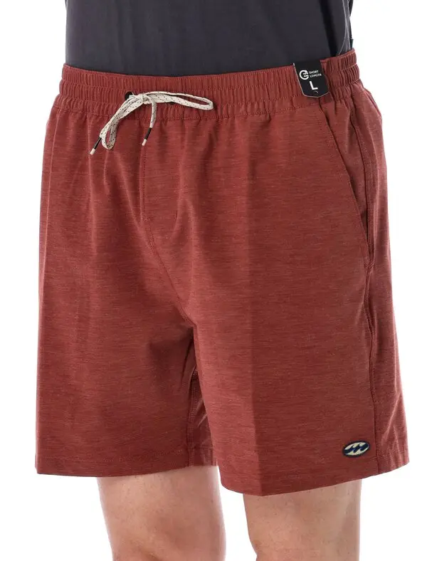 BILLABONG Layback Swim Trunks - Fire Red