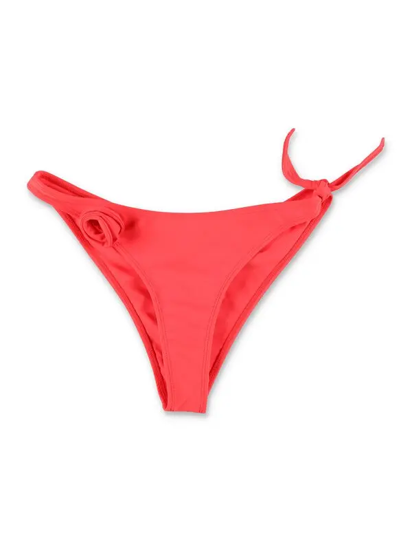 Coperni Bikini Bottom With Asymmetric Flower Detail - Red
