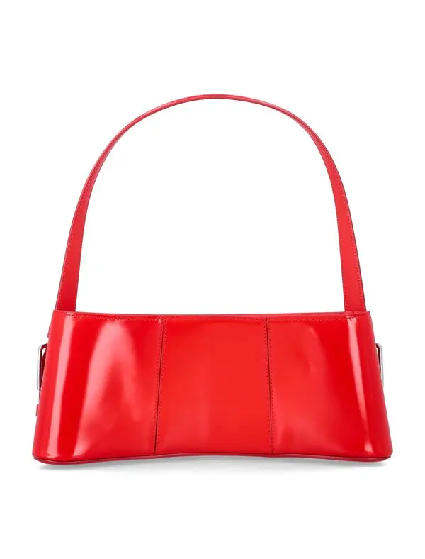 Coperni Sculptural Cylindrical Shoulder Bag - Red