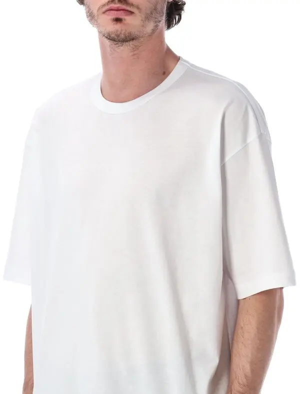 Comme Des Garçons Oversized Cotton T-shirt With Back Logo