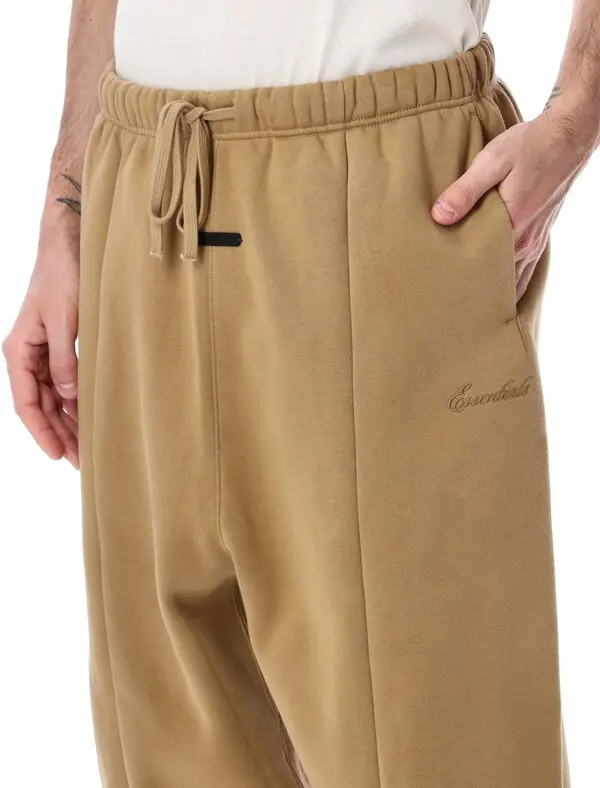 Fear Of God Wide Leg Fleece Sweatpants - Dune