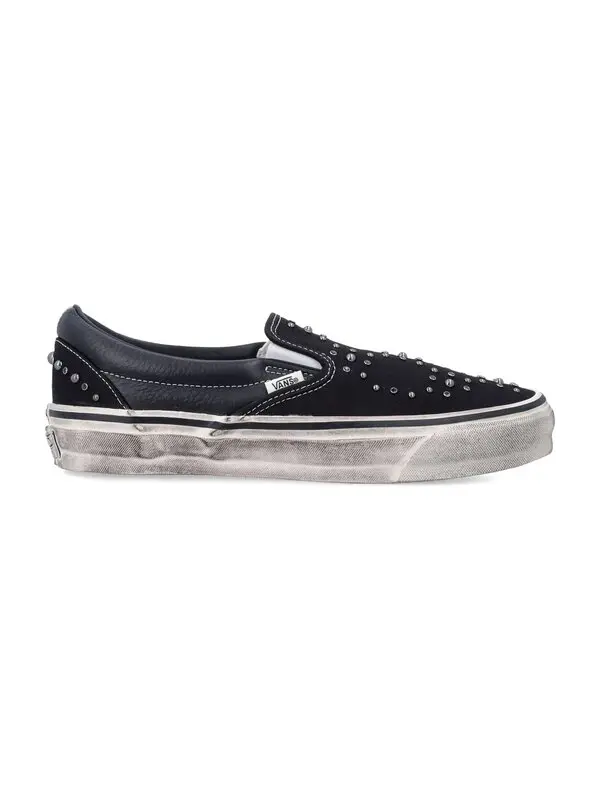 VANS Classic Slip-on Studded Canvas And Leather Casual Shoes
