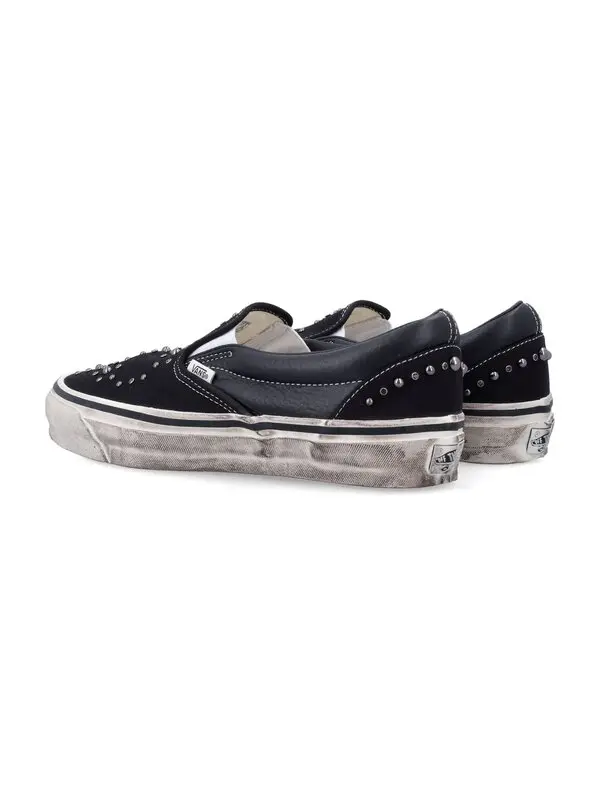 VANS Classic Slip-on Studded Canvas And Leather Casual Shoes
