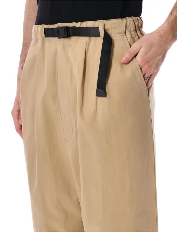 Comme Des Garçons Homme Cotton Wide-leg Trousers