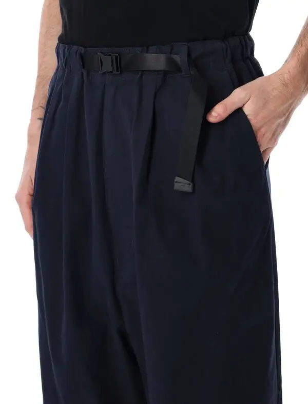 Comme Des Garçons Homme Wide-leg Cotton Trousers