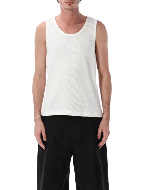 Studio Nicholson Razim Jersey Tank Top - Parchment