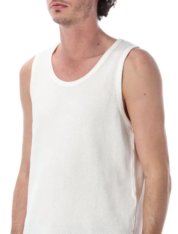 Studio Nicholson Razim Jersey Tank Top - Parchment