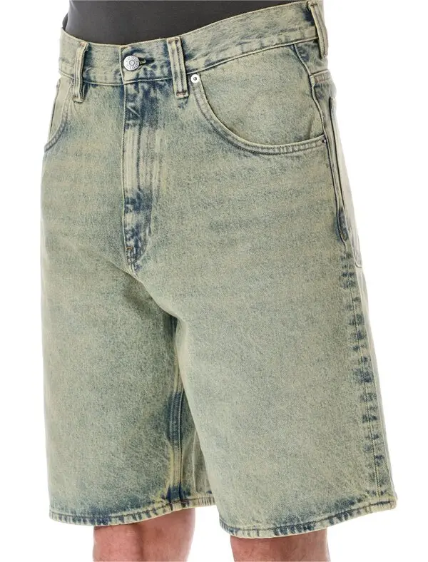SUNFLOWER Super Wide Leg Denim Shorts