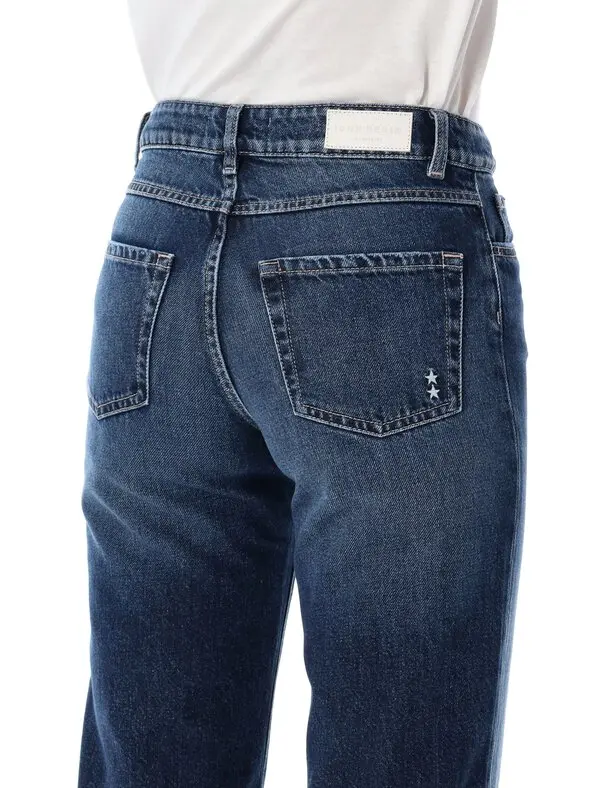 ICON DENIM LOS ANGELES Didy Straight Leg Jeans - Deep Blue